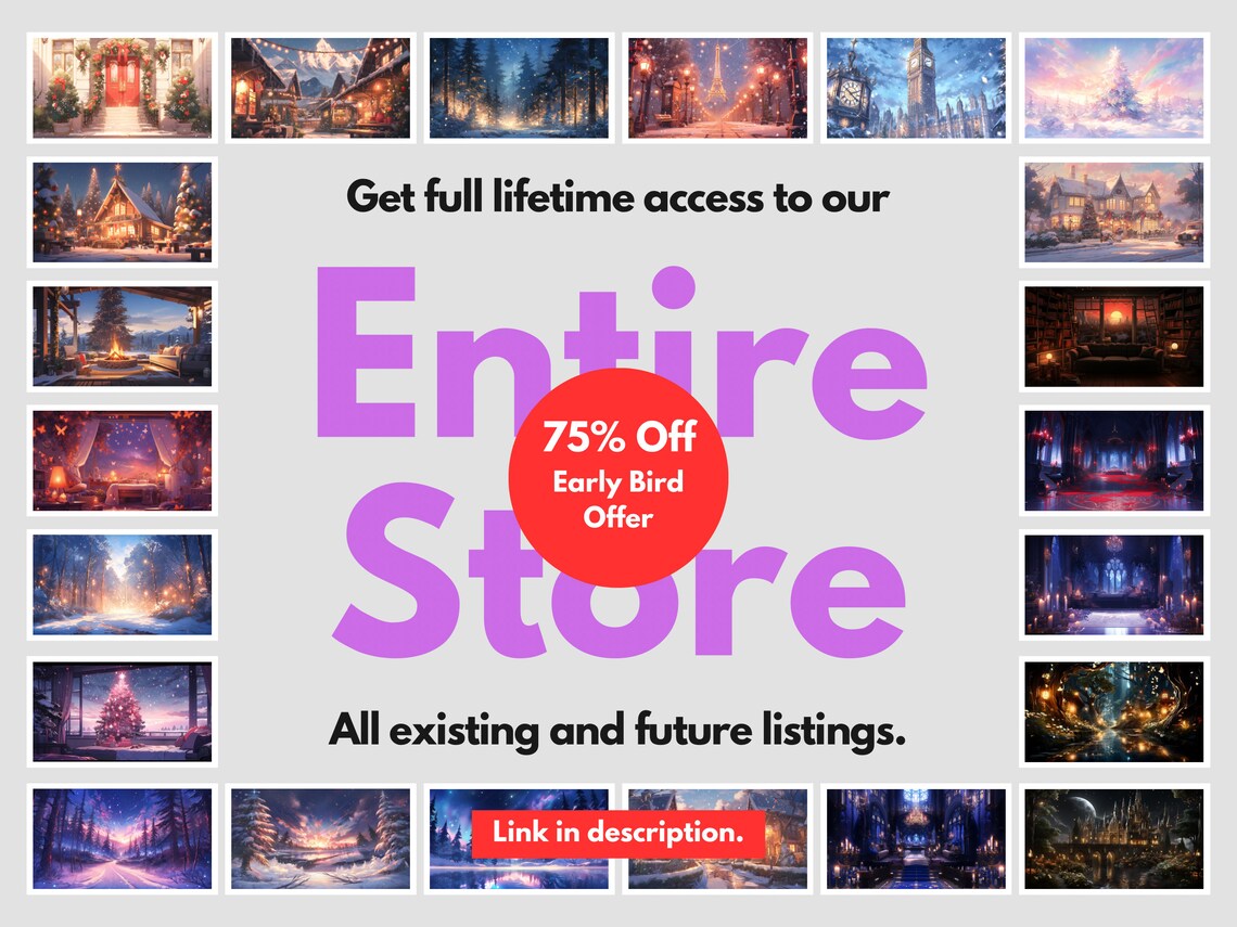 4K Animated Background Streaming Vtuber Twitch Youtube - Etsy