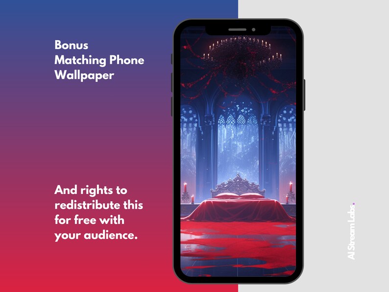 HD Animated Background | Vtuber, Twitch, Youtube | Vampire Fantasy ...