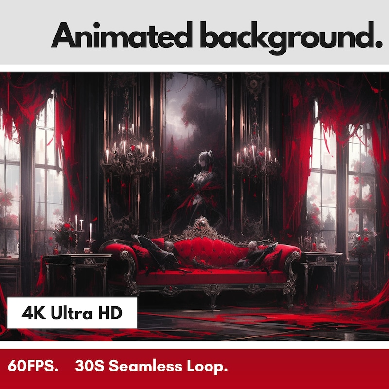Red Animated Wallpaper - Etsy UK