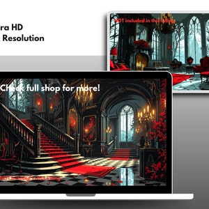 4K Animated Background Enchanted Elven Library | Streaming, Vtuber ...