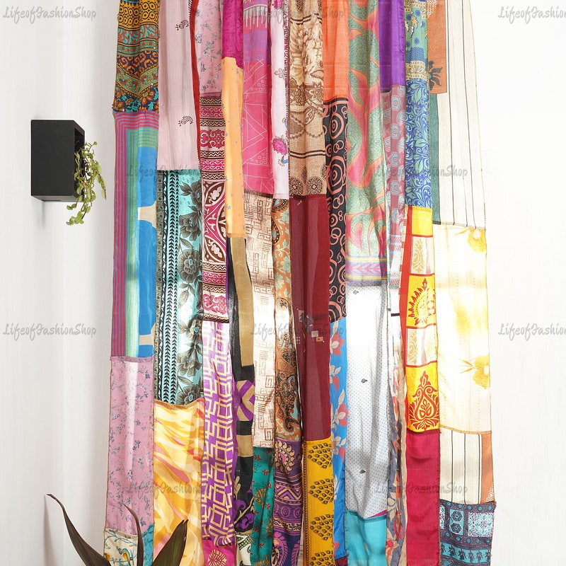 Multi Color Curtains - Etsy