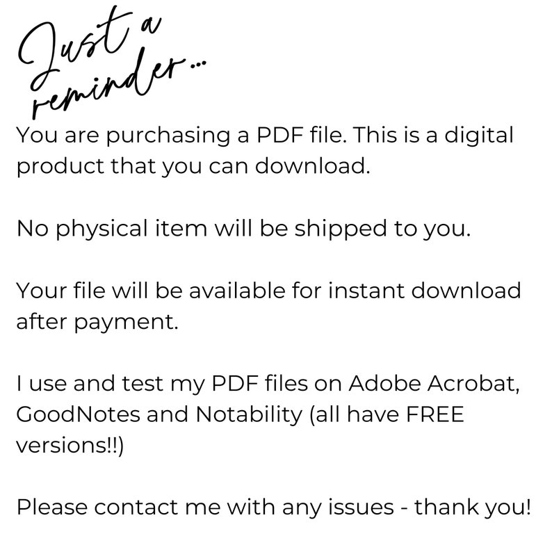 Digital Notebook Student School College Work Journal, PDF Goodnotes ...