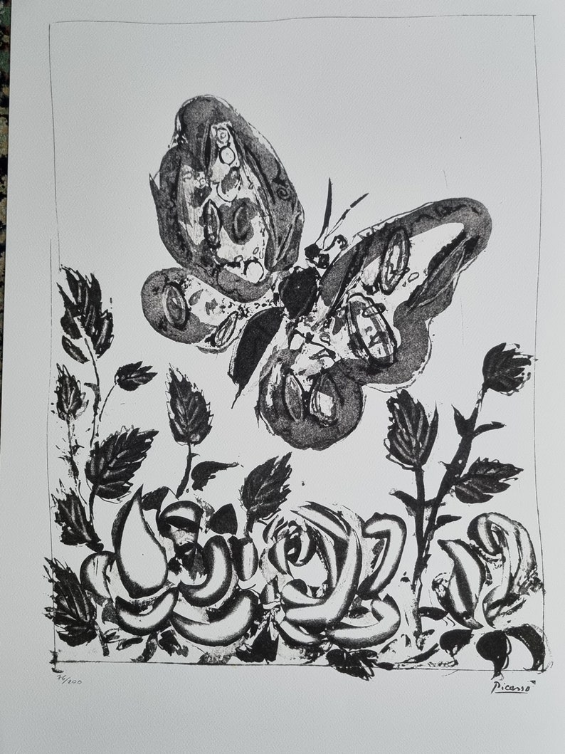 Pablo Picasso Lithograph 50x70 - Etsy