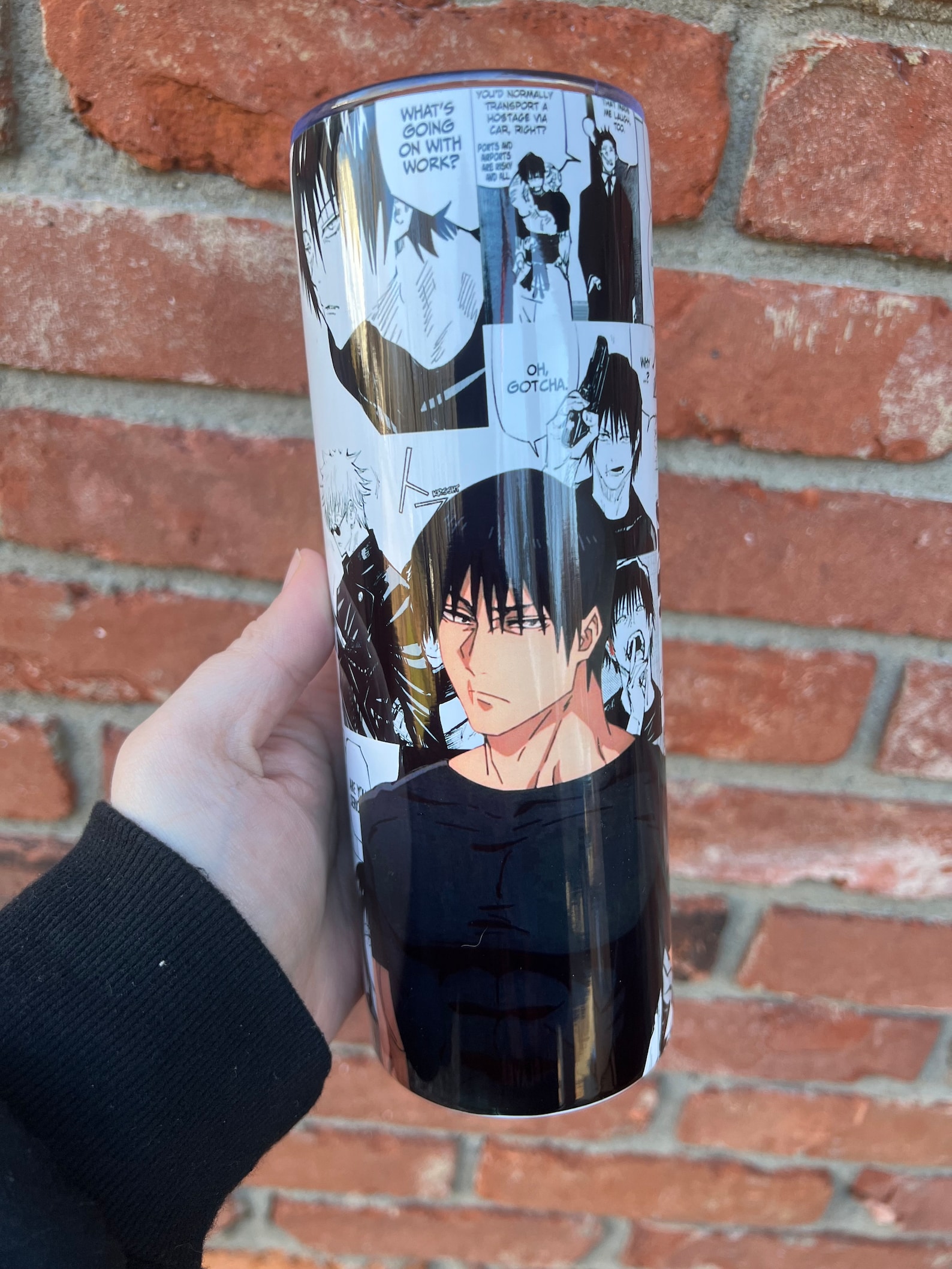 20oz Tumbler, Anime Inspired Tumbler, Tumbler With Lid, Anime Cup, Gift ...