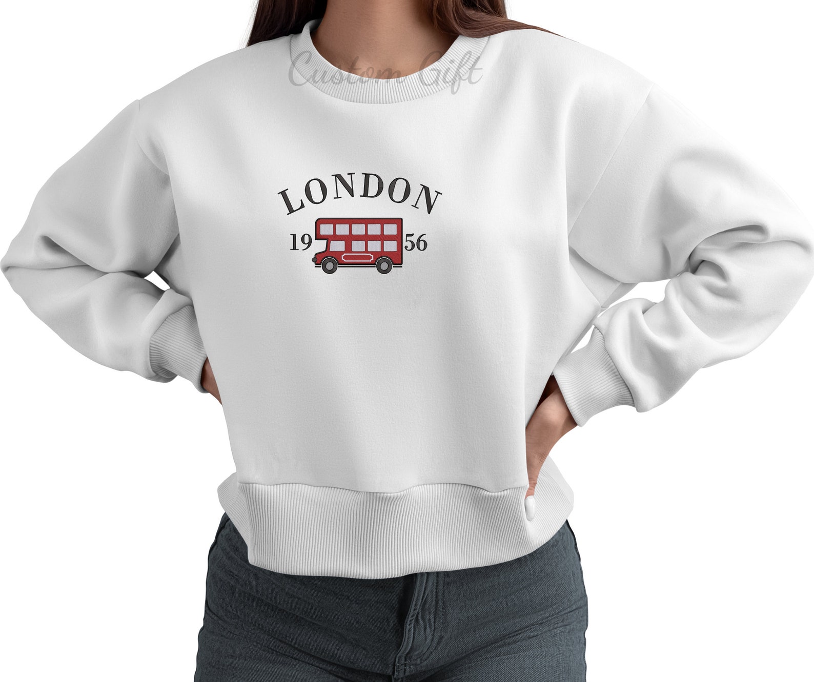 London Red Bus Logo Embroidery Machine Designs London - Etsy