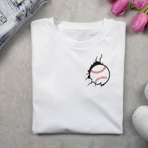 Baseball Embroidery Design for Boys Shirt, Sport PES Embroidery File ...