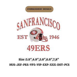 49ers Cross Stitch Pattern - Etsy