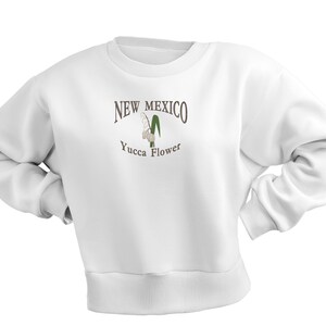 NEW MEXICO State Embroidery With Yucca Flower Embroidery - Etsy