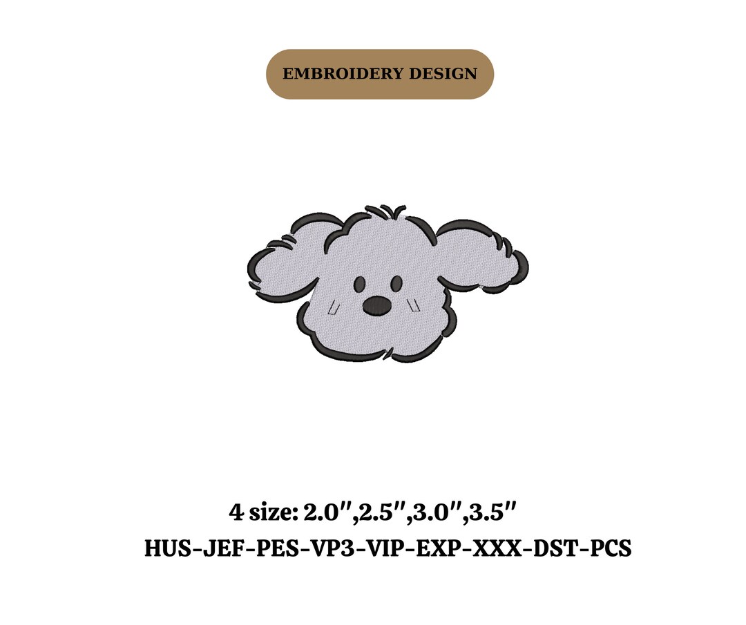 Mini Dog Embroidery Embroidery Pattern Embroidery Design Mini Design ...
