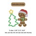 Cookie Christmas Gingerbread Man Embroidery Design Christmas Baking ...