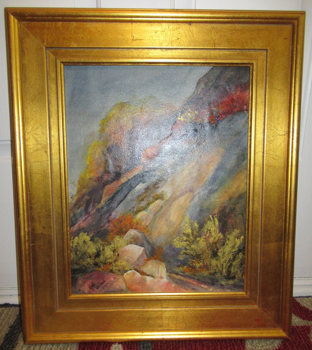 Kristy Vantrease Signed Original Oil Landscape Painting Framed MINT Condition - Etsy