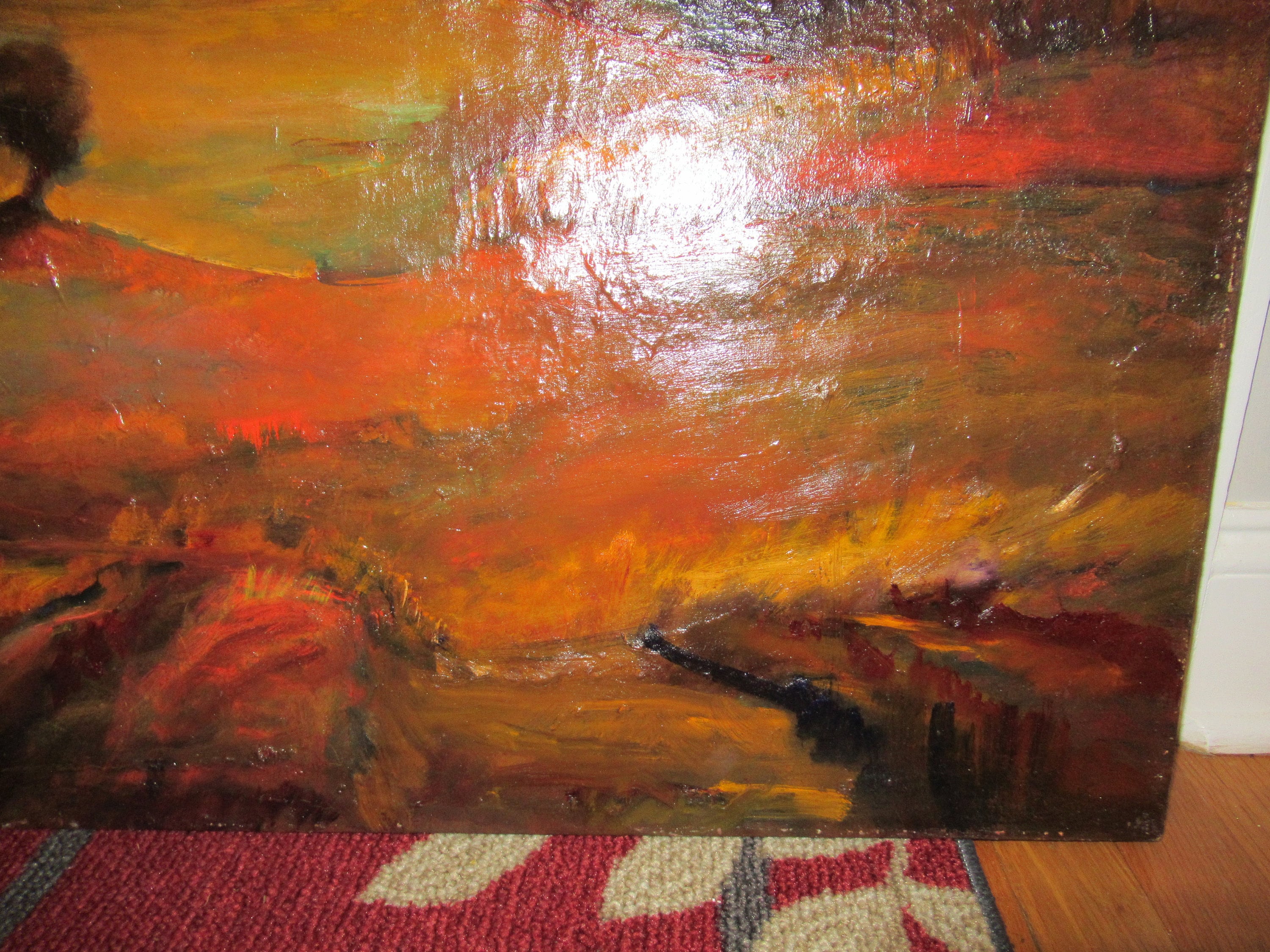 Antique Canadian Seven Attribution Early 20th Century Expressionistic ...