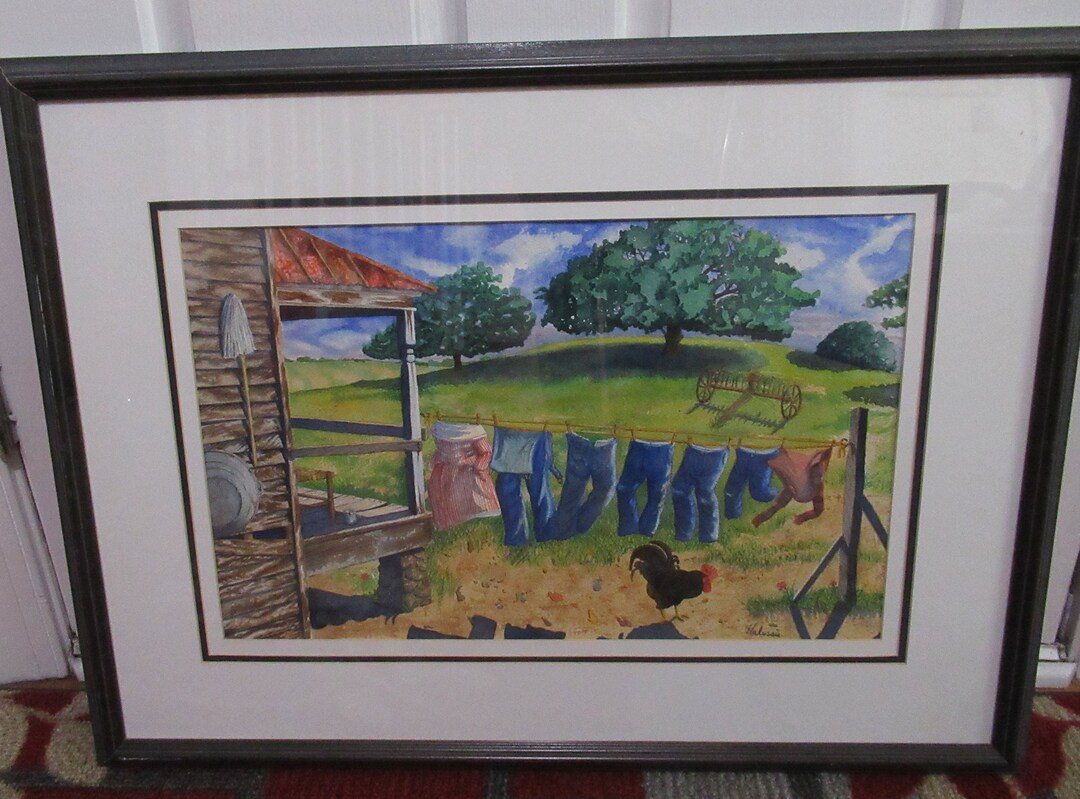 Ed Hale (halessie) Greensboro, NC Artist Signed Original Wash Day ...