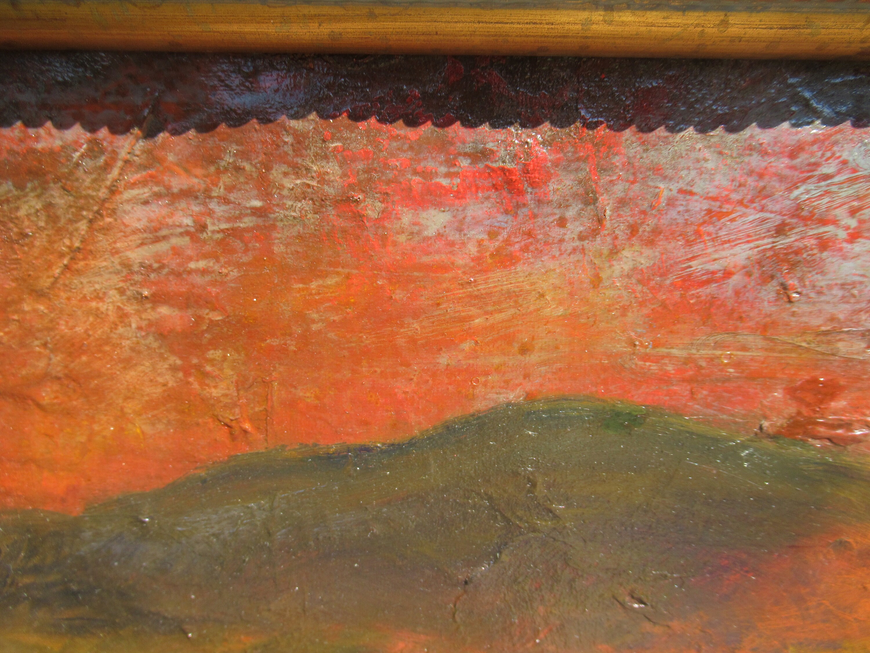 Antique Canadian Seven Attribution Early 20th Century Expressionistic ...