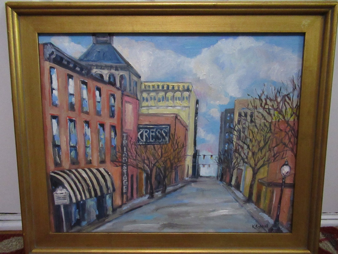 Kelly Rightsell Signed Original Triad Stage Downtown Greensboro, NC ...