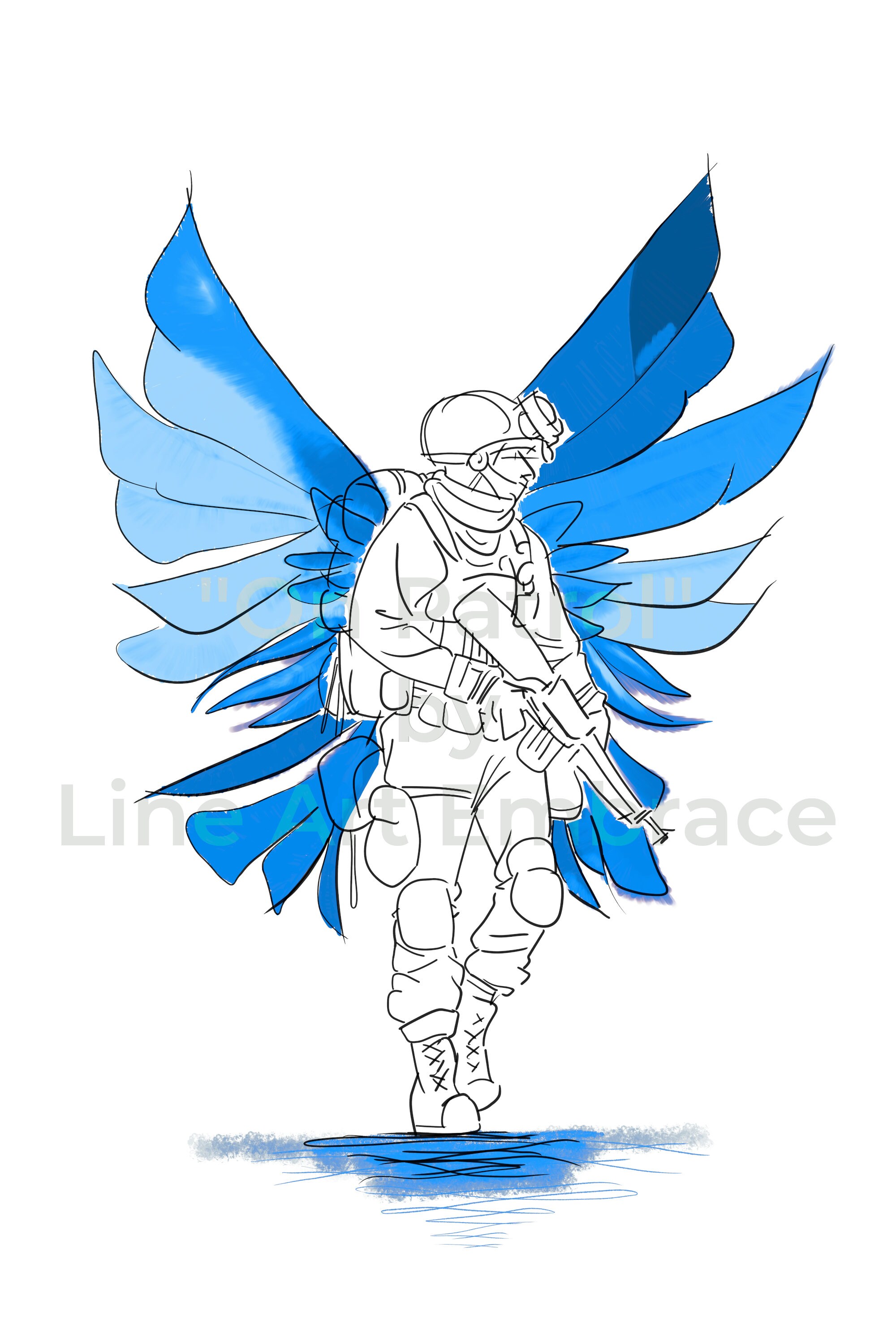Line Art Soldier, Line Art Army, Arctic Camo, Line Art Military ...