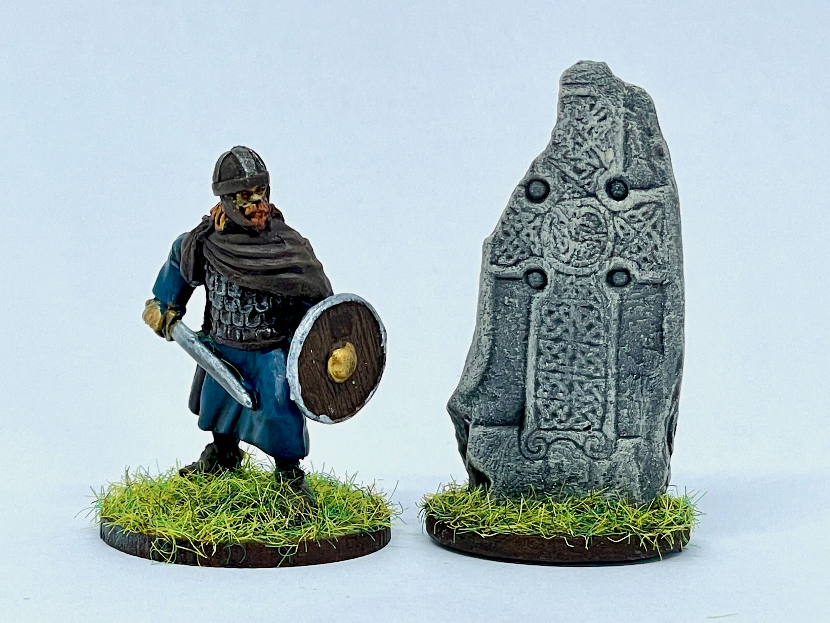 Painted Logierait Pictish Symbol Stone Perfect Reproduction Historical ...