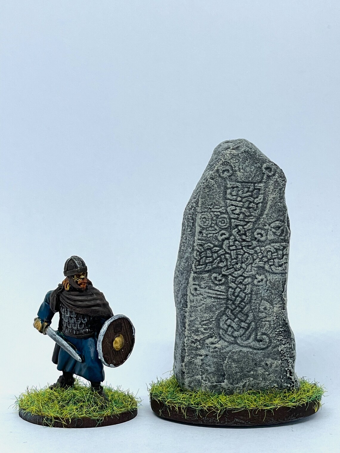 Painted Migvie Pictish Symbol Stone Perfect Reproduction Historical ...