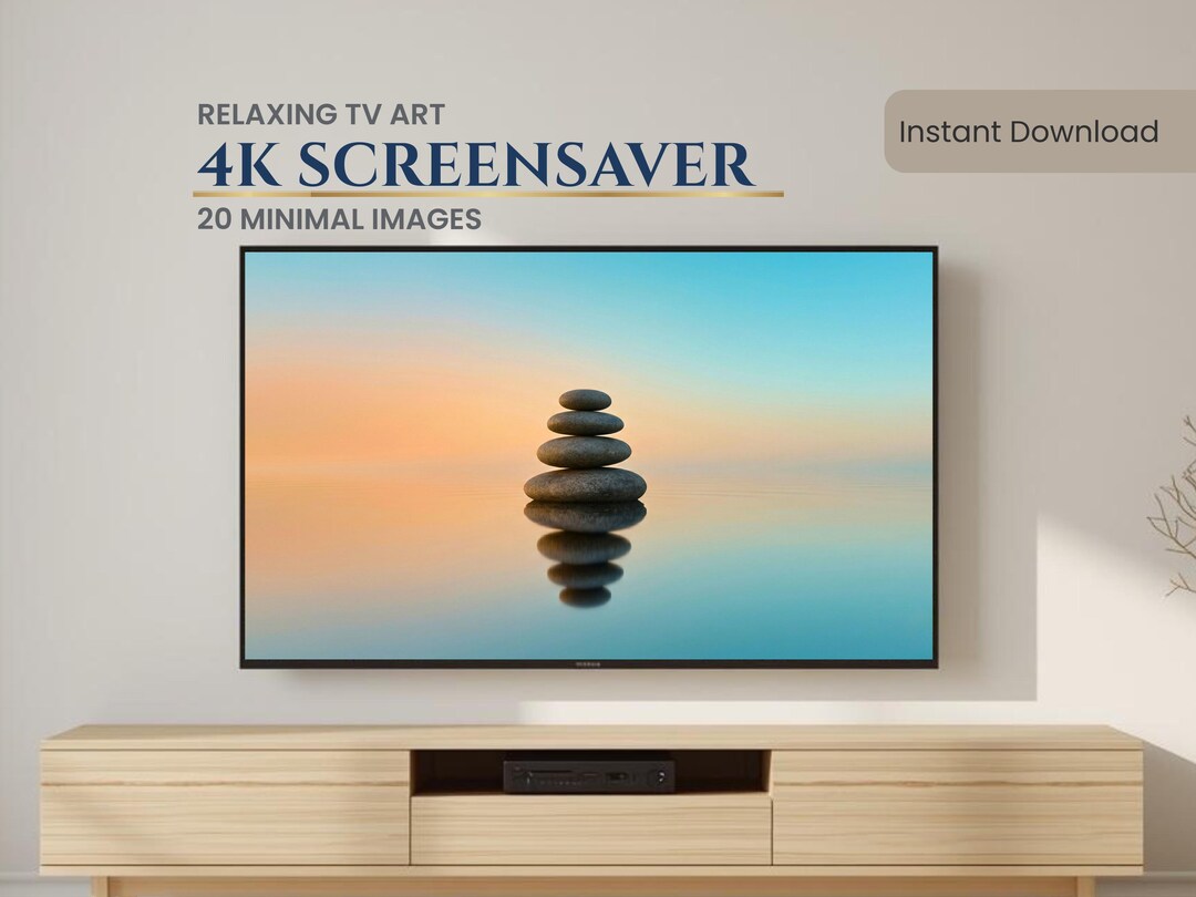 Calm Nature TV Art Screensaver | 20 Minimal 4K Images (digital Download ...
