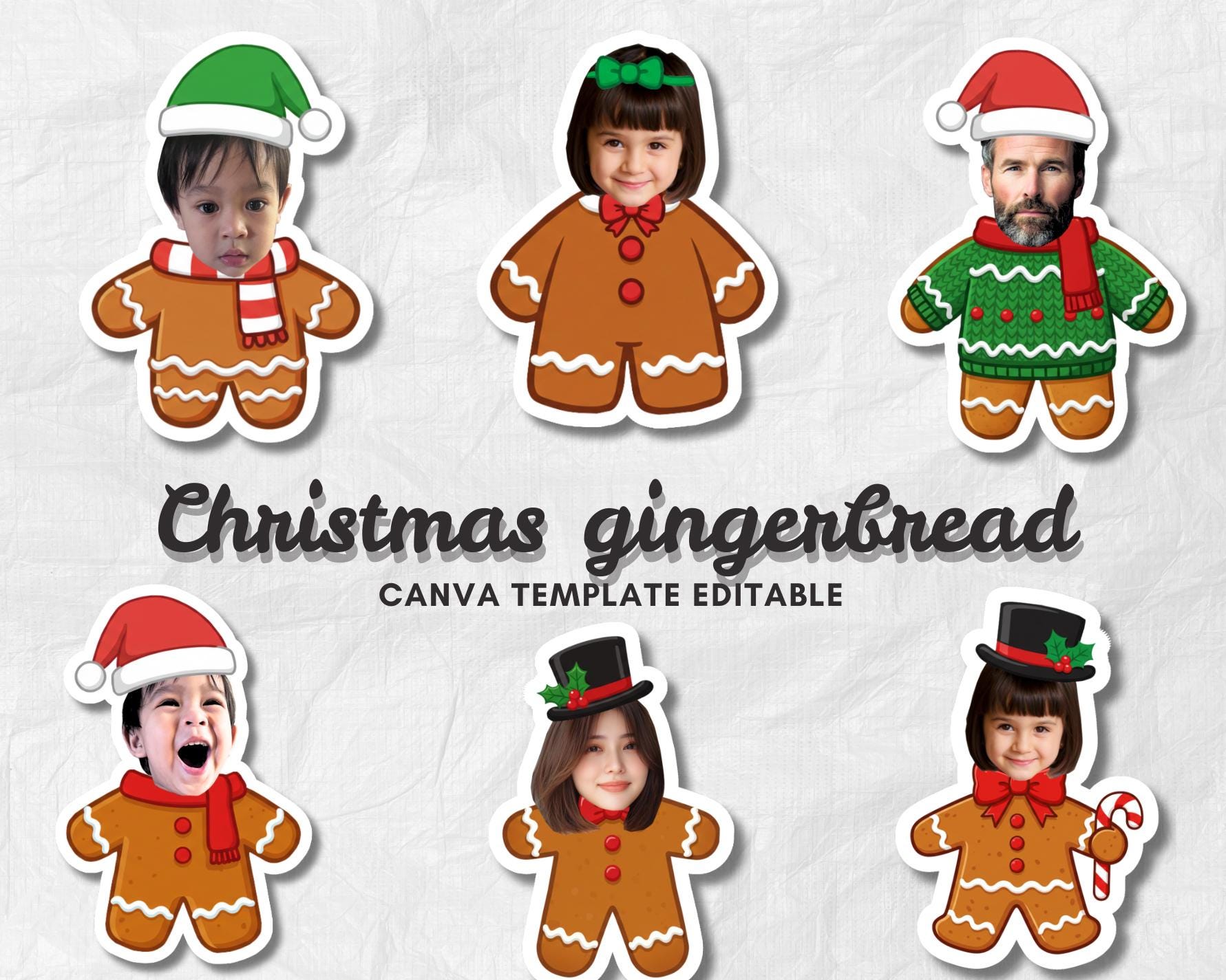 Christmas Gingerbread Photo – Add Your Own Photo | Personalized Holiday ...