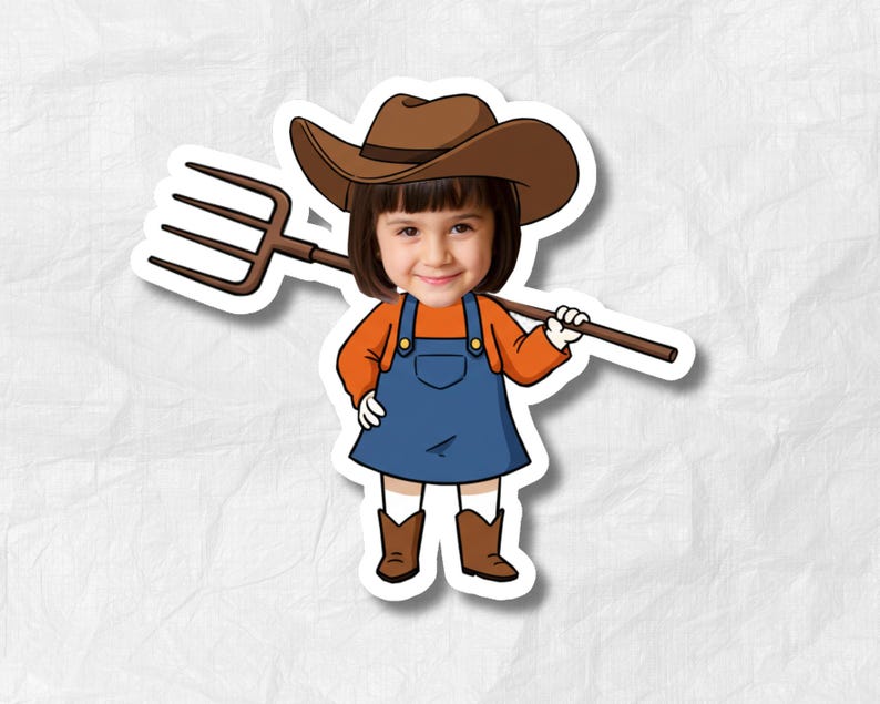 Farm Baby Photo – Face Blank Template | Add Your Own Photo ...