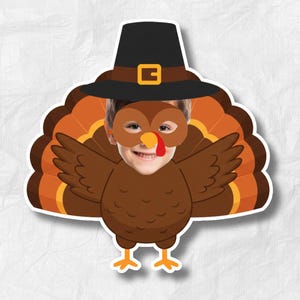 Thanksgiving Turkey Photo – Add Your Own Face | Turkey Face Blank | DIY ...