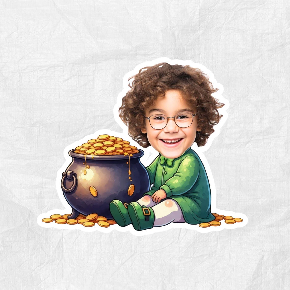 St. Patrick’s Day Pots of Gold | Add Your Own Face Photo Template ...