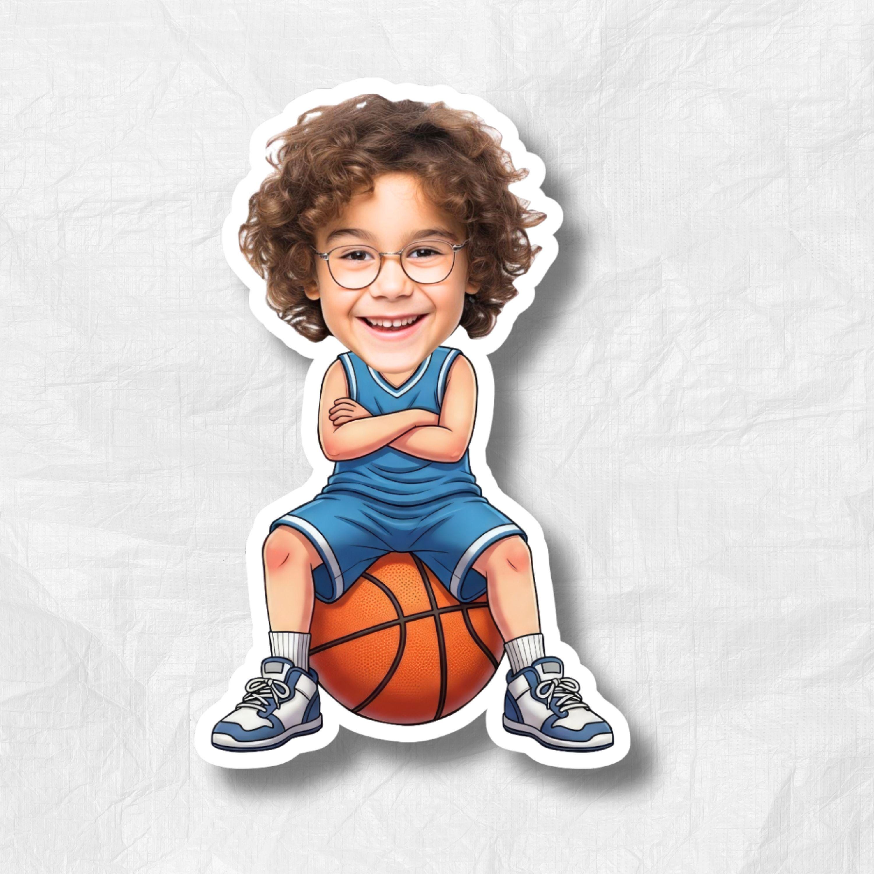 Basketball Kids | Add Your Own Face Photo Template | Basketball Player ...