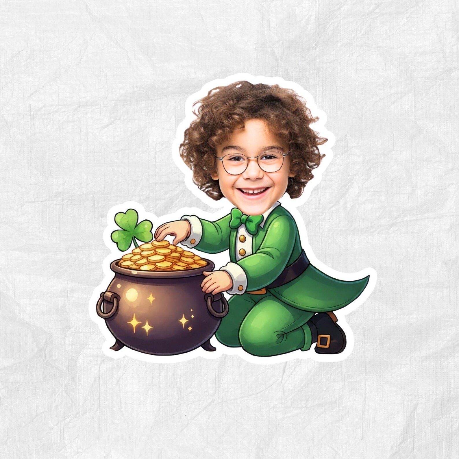 St. Patrick’s Day Pots of Gold | Add Your Own Face Photo Template ...