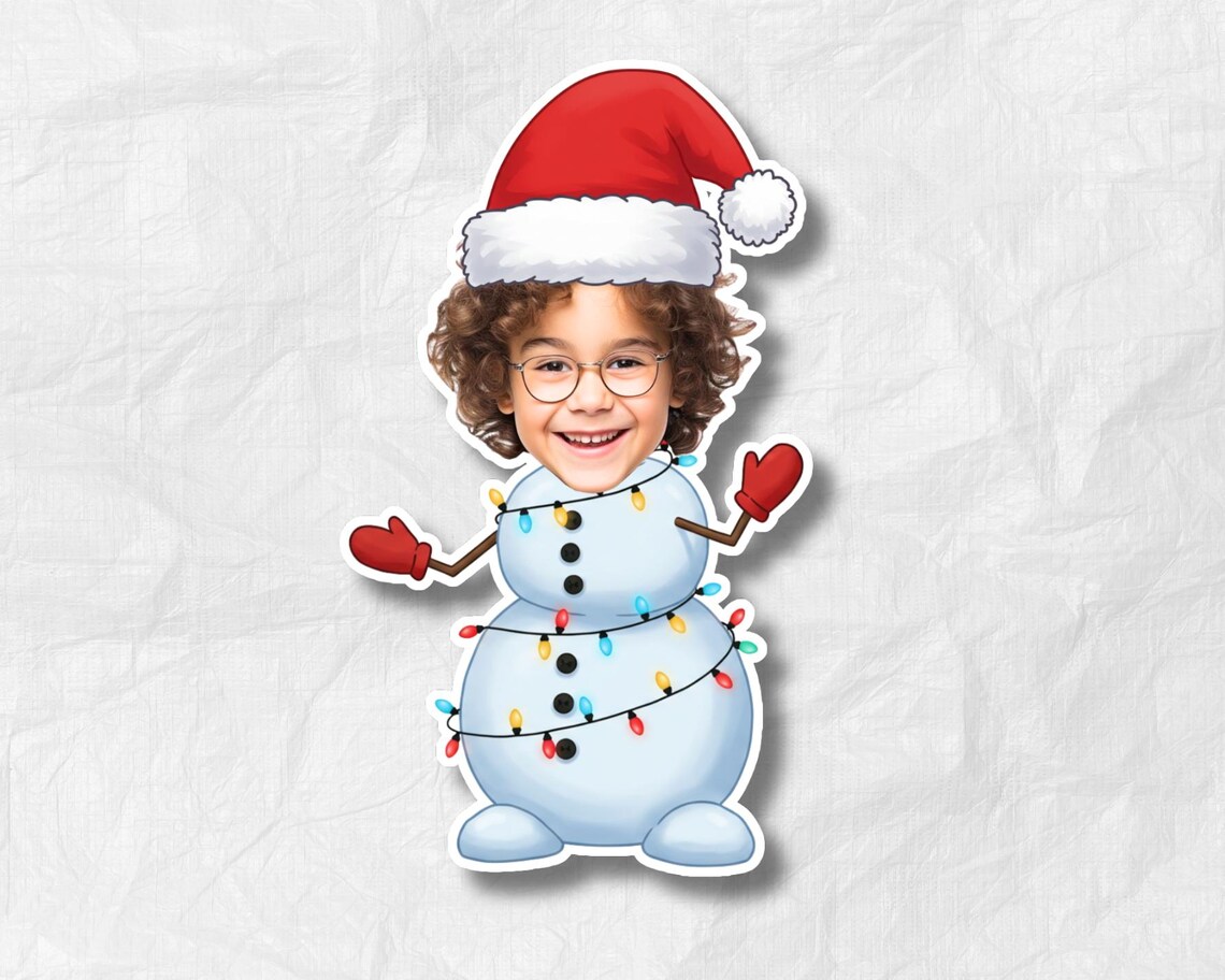 Snowmen Add Your Own Face | Christmas Face Blank | DIY Holiday PNG ...