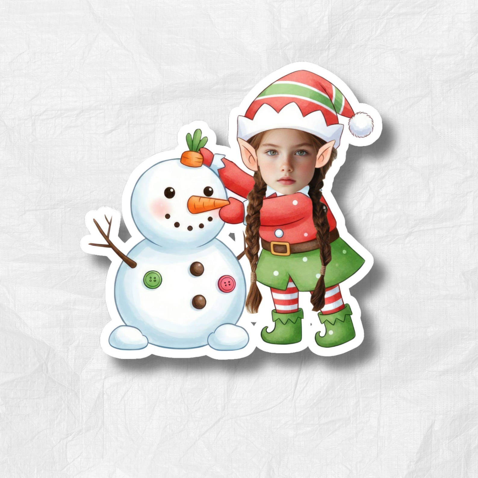 Kids Elf Christmas | Add Your Own Face Photo Template | Holiday Elf ...