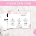 Mug Care Card Template, Mini Coffee Cup Care Guide, Editable Mugs Care ...