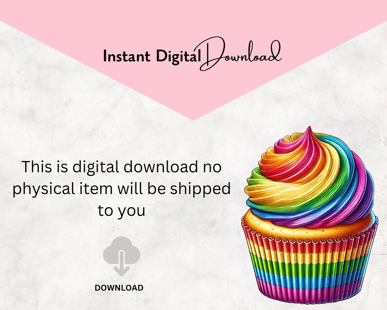 Watercolor Cupcakes Clipart, 11 PNG Cupcake Clip Art, Watercolor ...