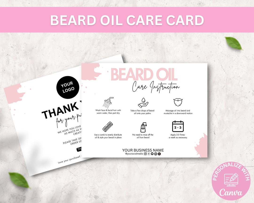 Editable Freshie Care Card Template, Printable Freshie Care ...