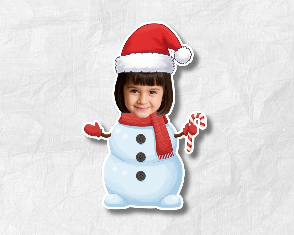 Snowmen Add Your Own Face | Christmas Face Blank | DIY Holiday PNG ...