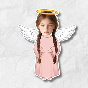 Angels | Add Your Own Photo | Christmas Yourself Face Photo - Etsy