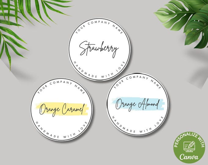 Flavor Labels Shop Labels Baking Supplies Candle Supplies Food Stickers ...