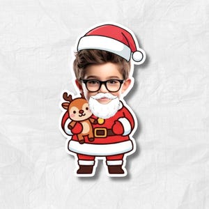 Santa Claus | Add Your Own Face Photo Template | Christmas Holiday ...