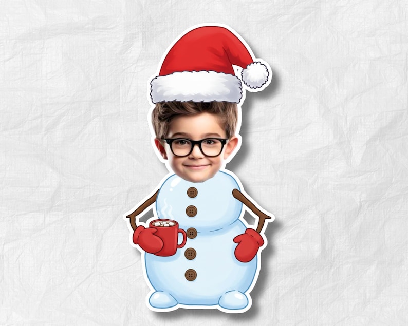 Snowmen Add Your Own Face | Christmas Face Blank | DIY Holiday PNG ...