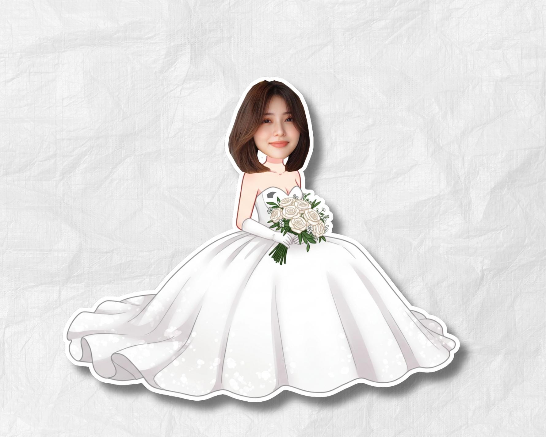 Wedding Face | Add Your Own Photo | Just Married PNG | DIY Editable ...