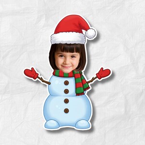 Snowmen Add Your Own Face | Christmas Face Blank | DIY Holiday PNG ...