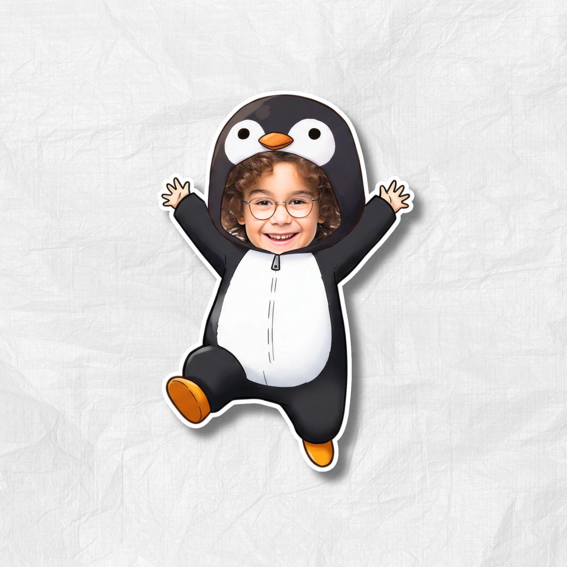 Kids Costume Penguin Add Your Face | Cute Penguin Photo Template ...
