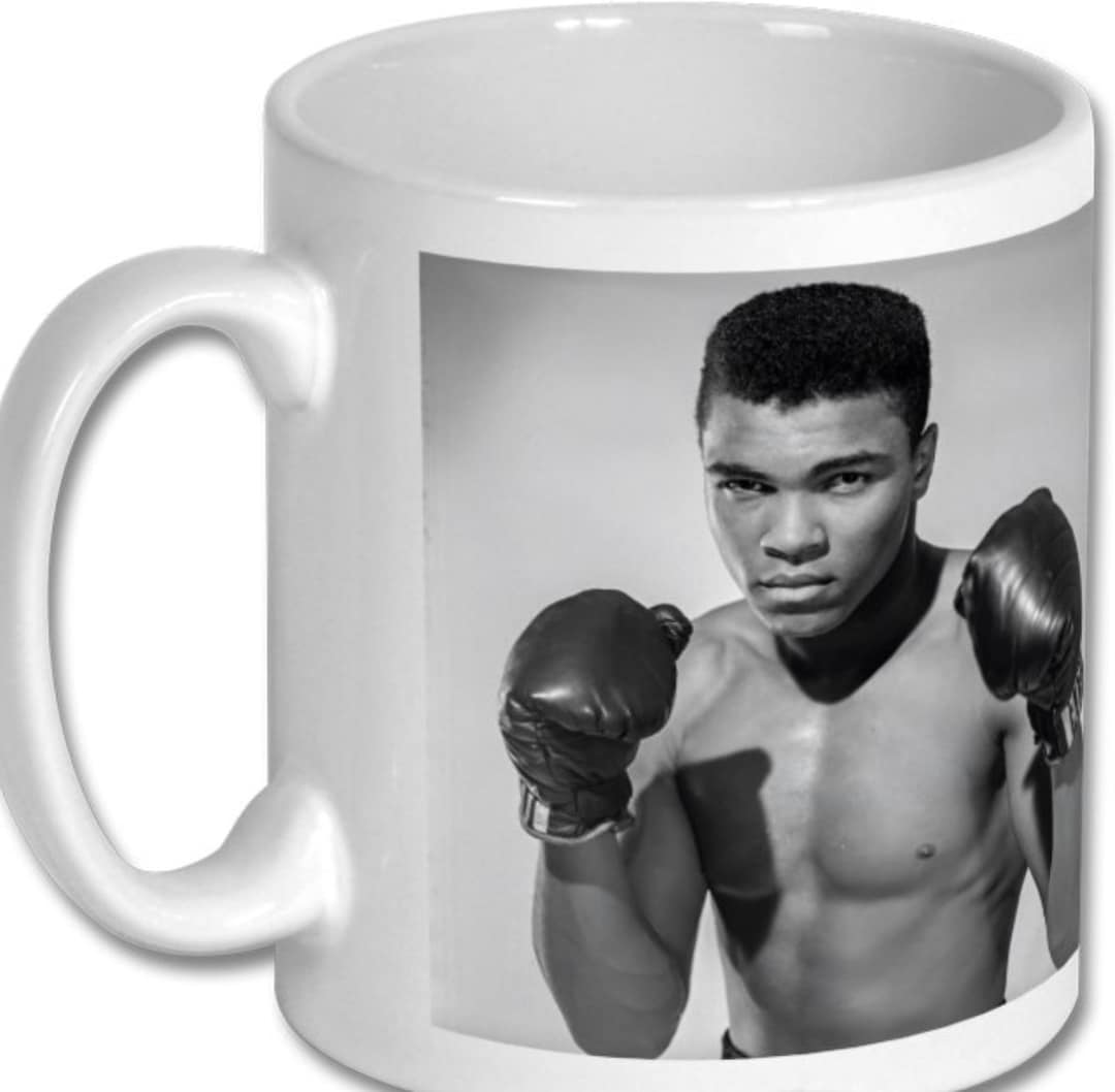 Muhammad Ali Mug Ideal Gift for Boxing Fans Cool Mug for Home or Office ...