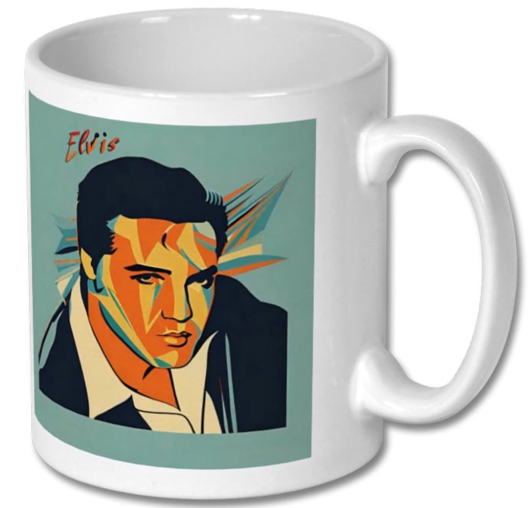ELVIS Presley Gift Mug | Beautiful Coffee Mug Features Original Elvis ...