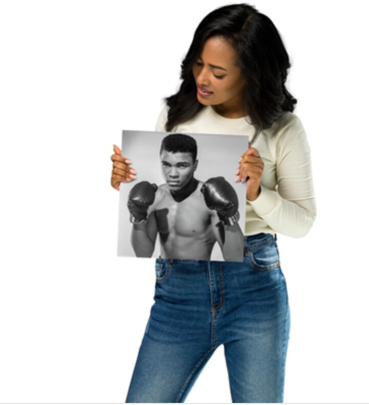 Muhammad Ali Print Vintage Museum-quality on Thick Matte Paper - Etsy