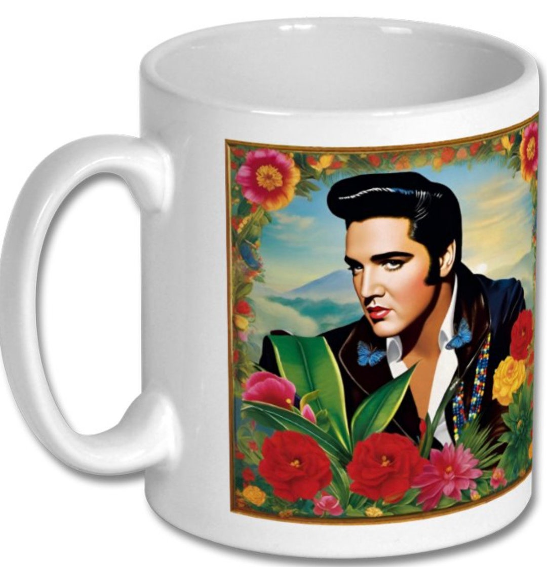 ELVIS Presley Gift Mug | Beautiful Coffee Mug Features Original Elvis ...
