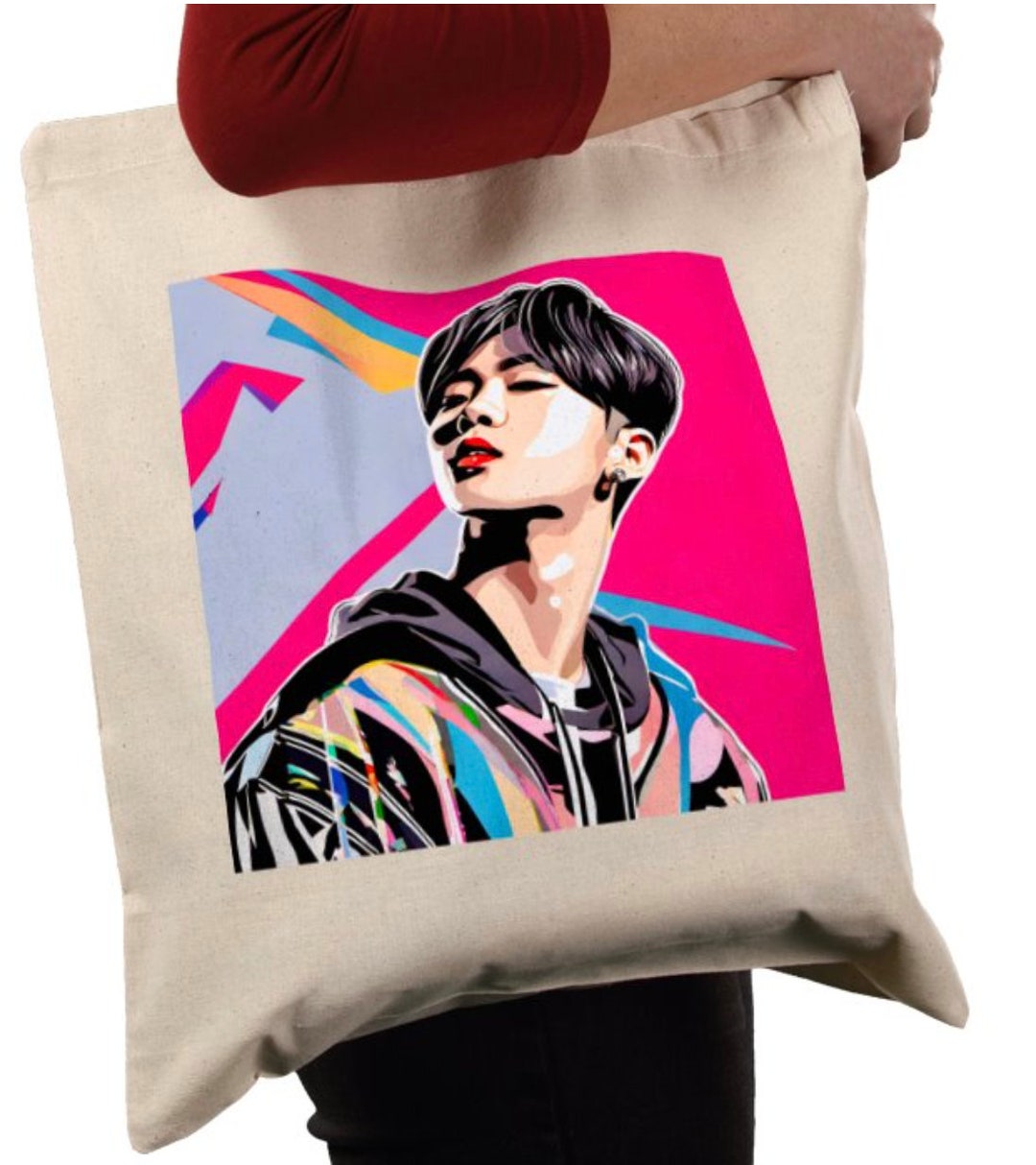 BTS Tote Bag K-pop 100% Cotton NEW | Ideal Work Bag | Back to School ...