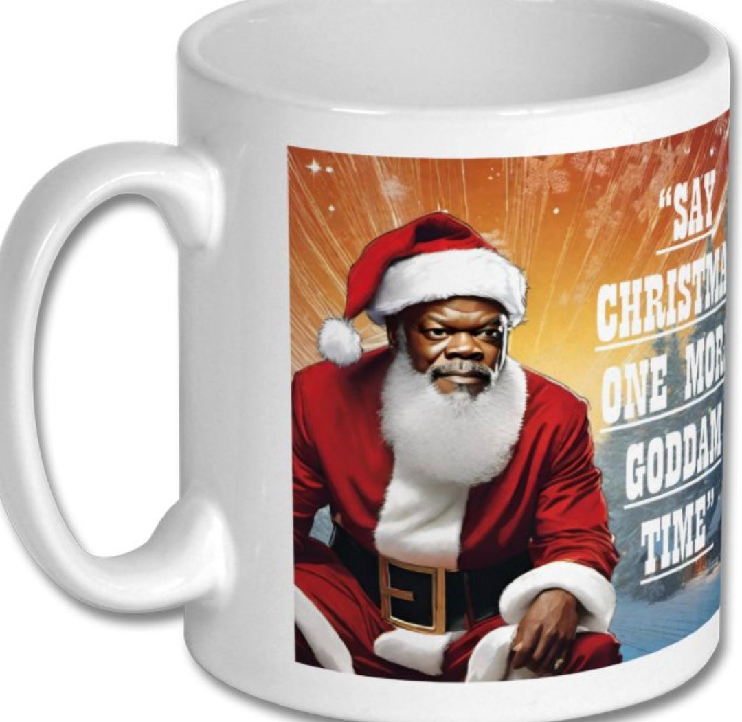 Secret Santa Gift Mug | Samuel L Jackson Gift Mug | Homeware / Office ...