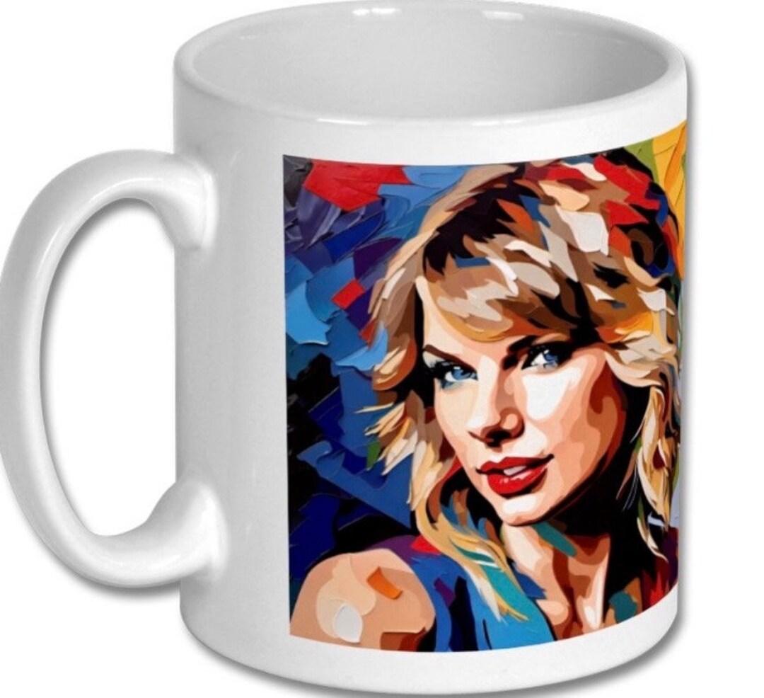 Taylor Swift Mug Original Art High Quality 10oz Mug Perfect for Coffee ...