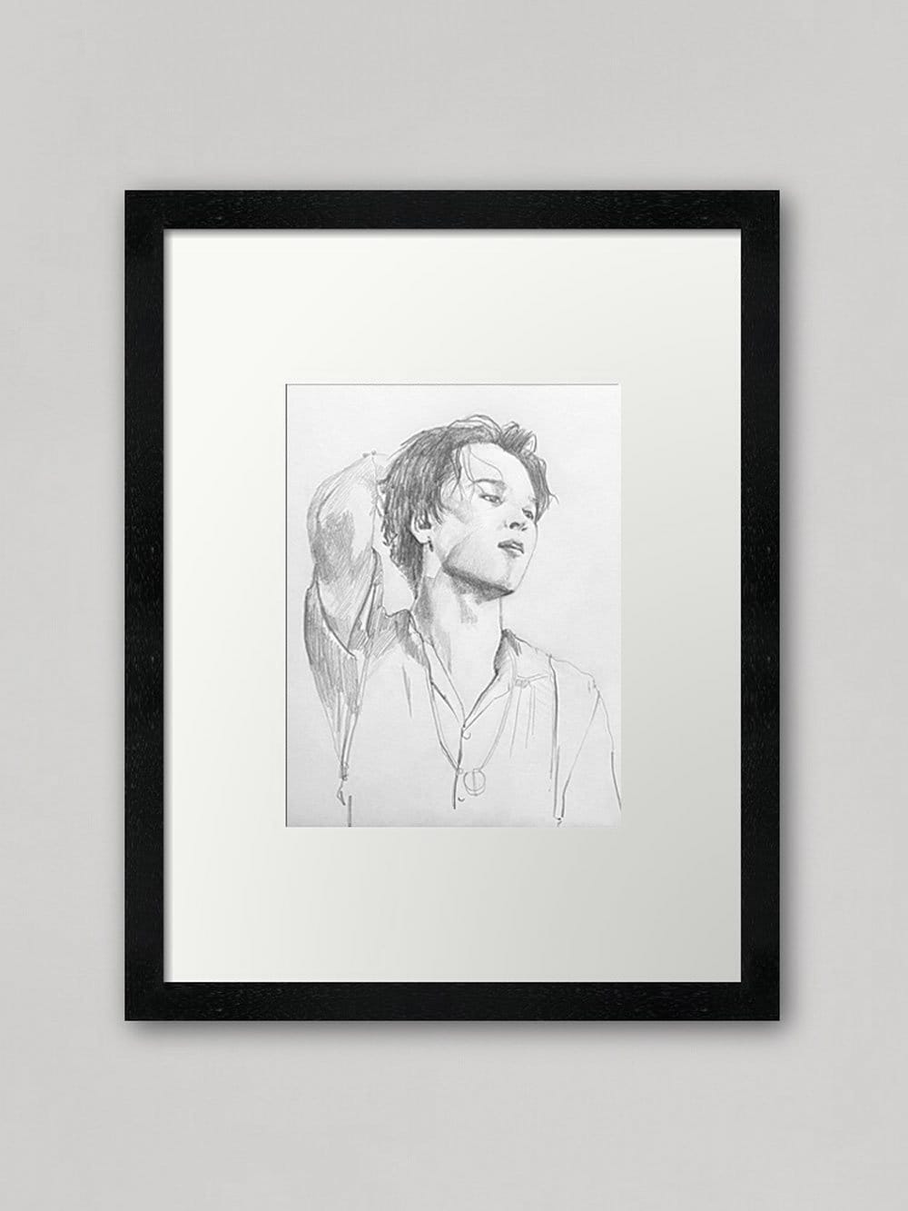BTS Jimin Print of Original Drawing - Etsy